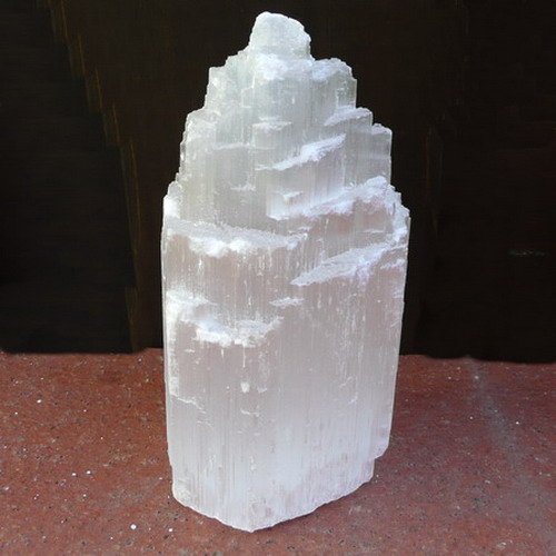 Selenit Stab "Wolkenkratzer", ca. 10cm - KRAFT DES STEINES, 7,90