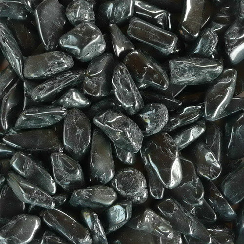 Turmalin schwarz (Schörl) Trommelstein Größe 2,5 - 3,5 cm, 1 Stück ...
